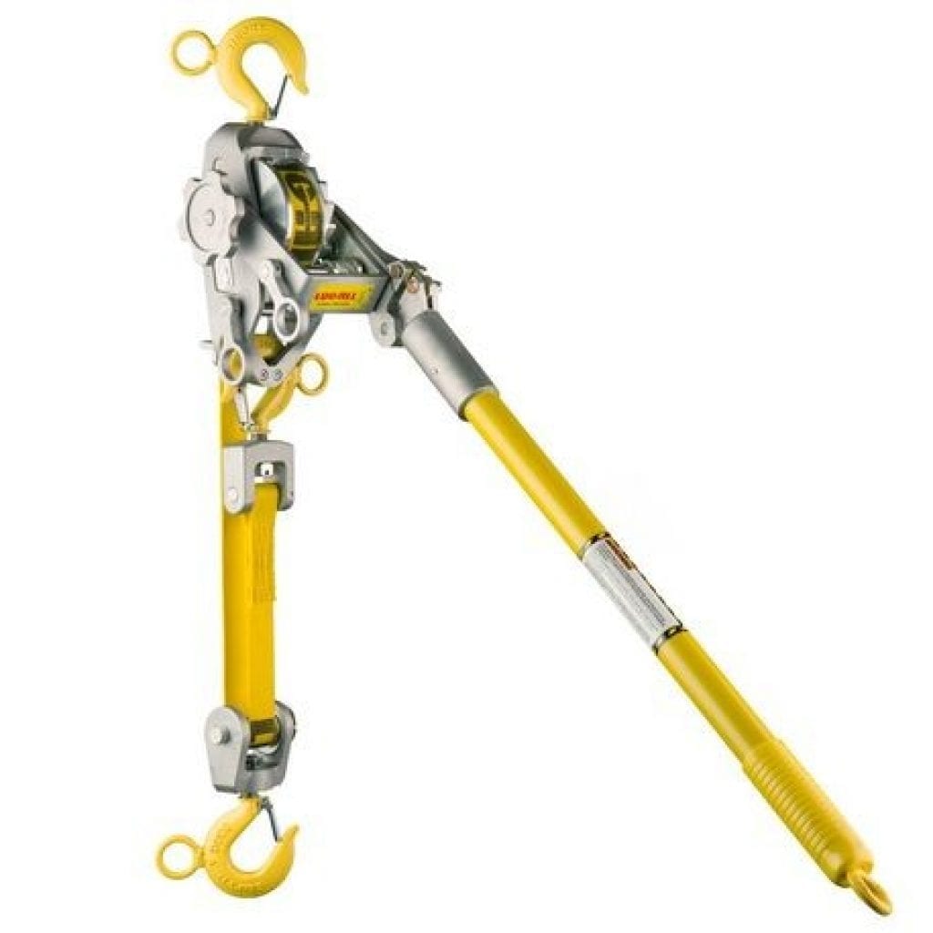 LUG ALL WEB STRAP HOISTS WITH HOT STICK HOOKS & HANDLES | Tallman ...