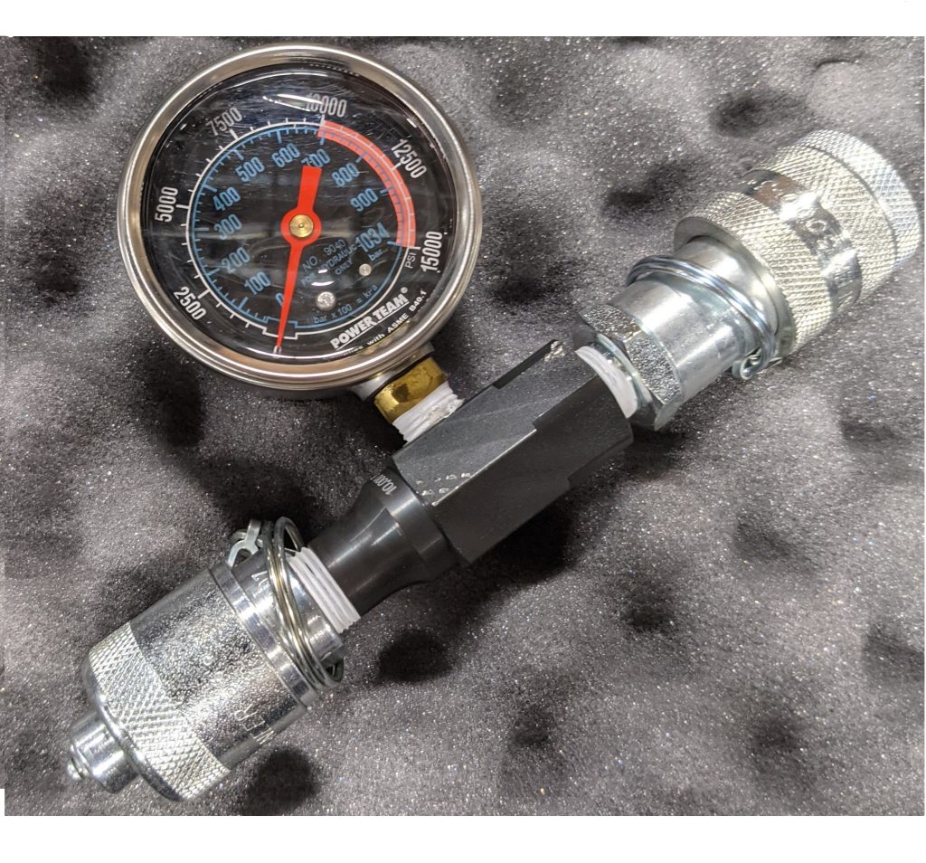 In-Line Gauge For 10000 PSI Pump Press | Tallman Equipment Company