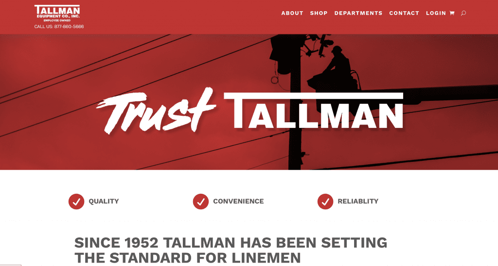 Trust Tallman | Tallman Equipment Company