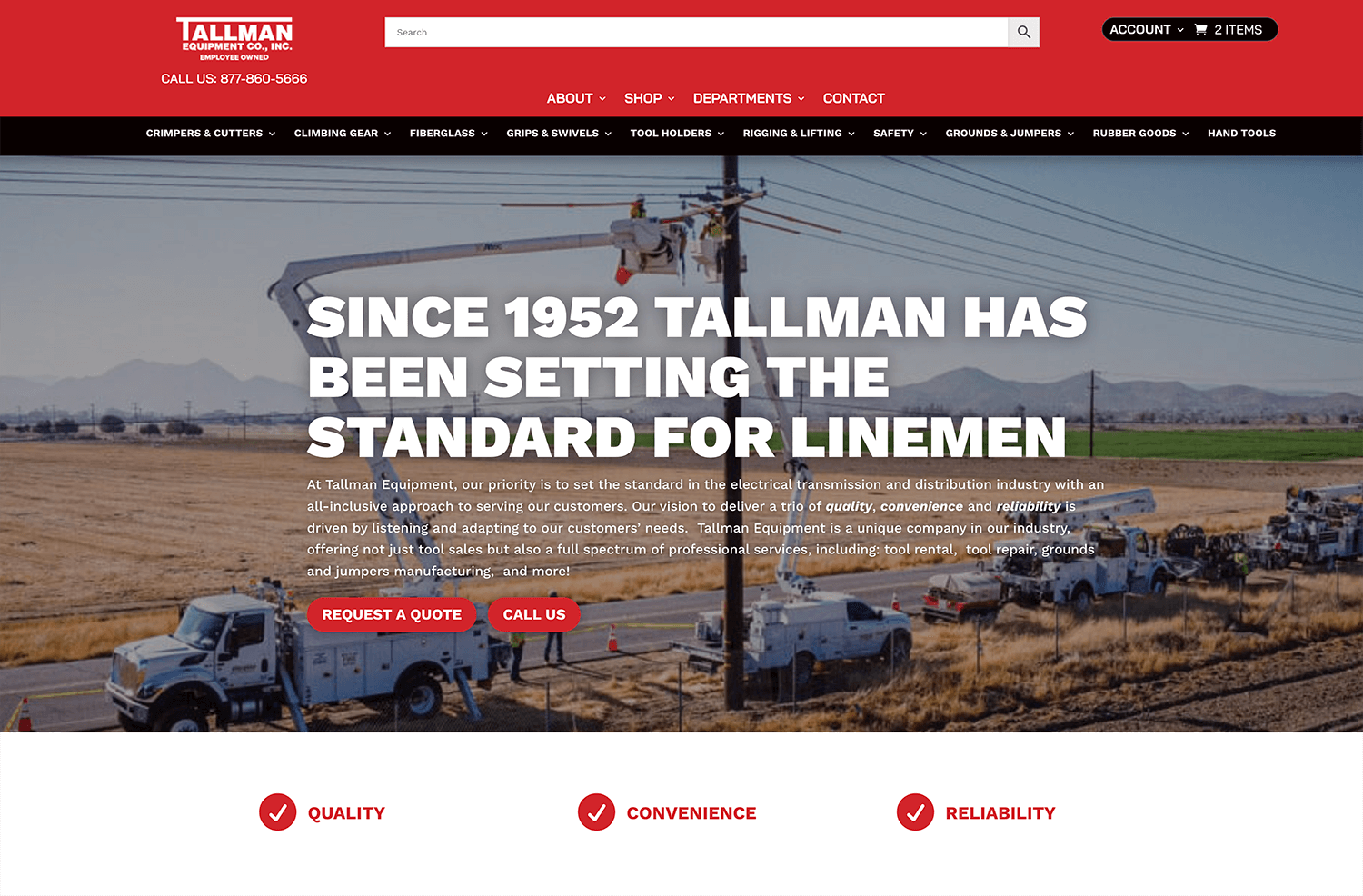 About Tallman | Serving Linemen For Over 70 Years